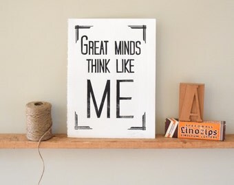 Great minds | Etsy