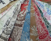 Popular items for toile fabric on Etsy