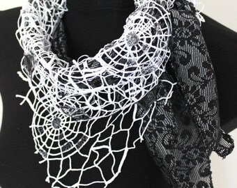 Spider web lace | Etsy