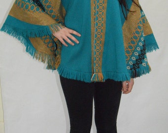 Chilean poncho | Etsy