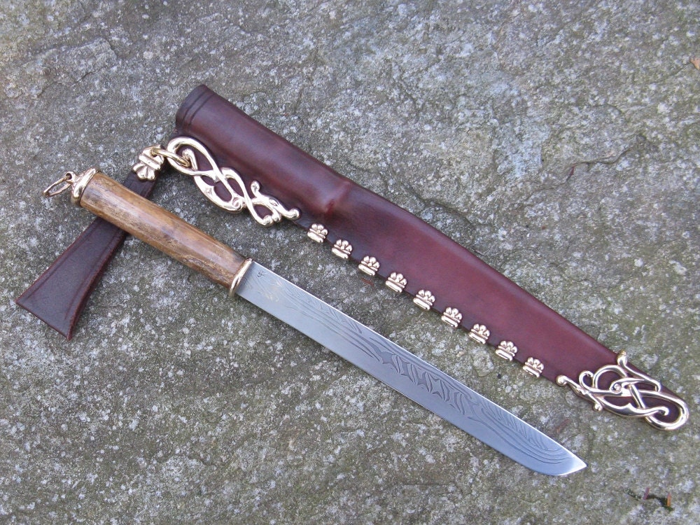 Viking Knife or Sax / Seax with Urnes Bronze by JArthurLoose