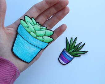 Plant magnet | Etsy