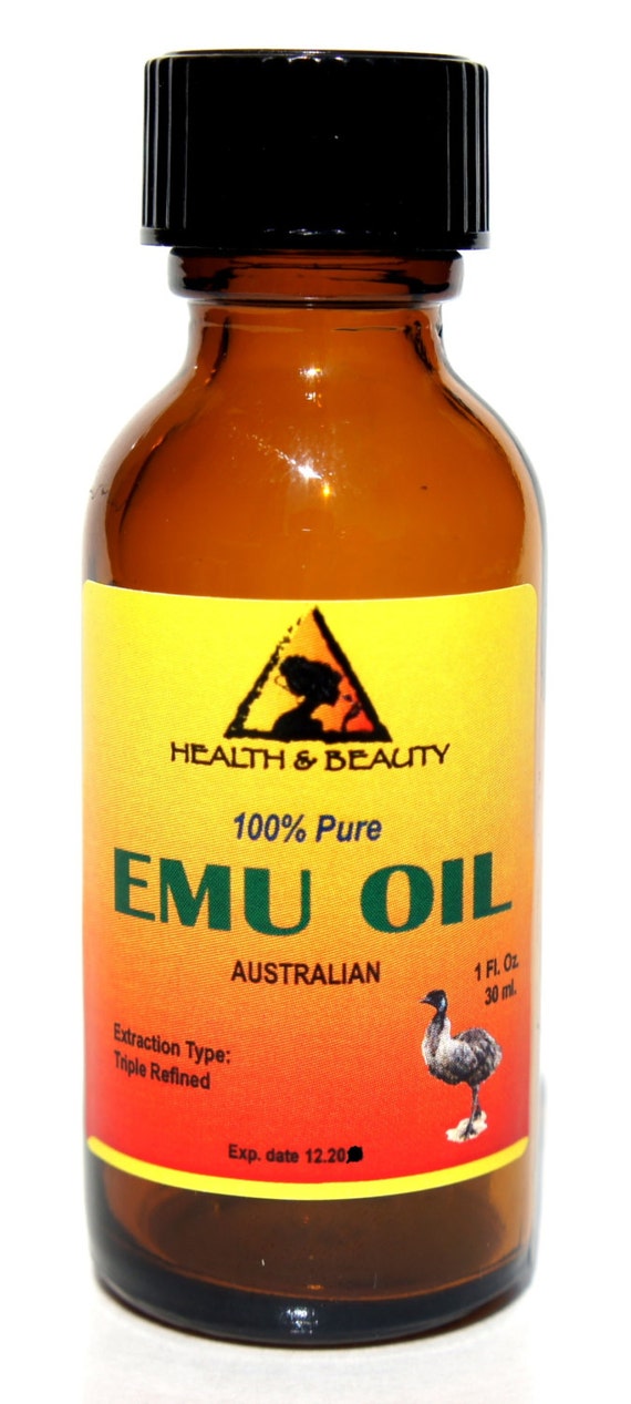 1 oz EMU OIL AUSTRALIAN Triple Refined Organic 100% Pure in
