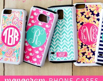 Monogram phone case | Etsy