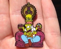 Unique simpsons pins related items | Etsy