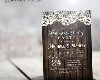 Country invitation | Etsy