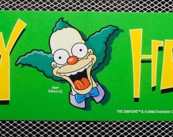 Krusty the clown | Etsy