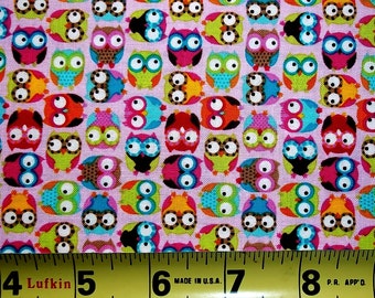 Unique owl fabric related items | Etsy