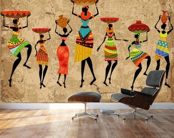 African wallpaper | Etsy