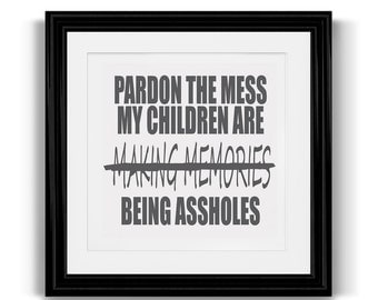 The mess my children | Etsy