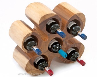 Unique wine rack | Etsy