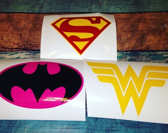 Super hero decal | Etsy