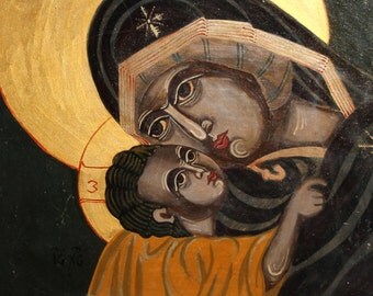 Abstract virgin mary | Etsy