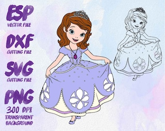 Sofia the first svg | Etsy