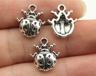 Ladybug charms | Etsy