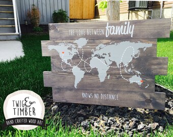 Distance sign | Etsy