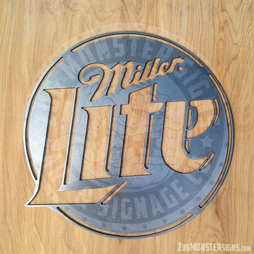 Miller Lite Metal Wall Art