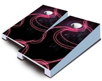 White Tabletop Cornhole Set with Bags Desktop Cornhole