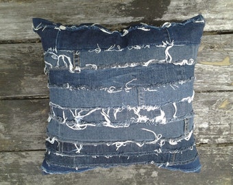 Denim pillows | Etsy