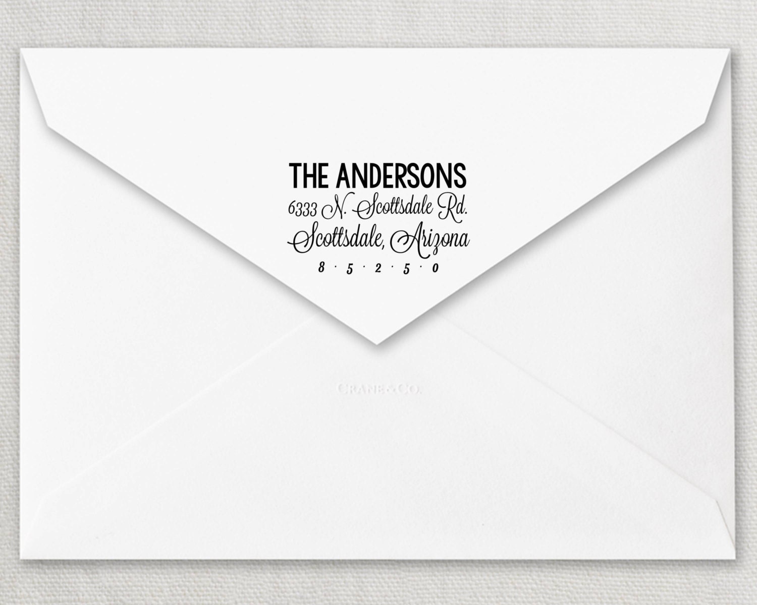 Self-Inking Address Stamp Wedding Address Stamp by GrandWayPress