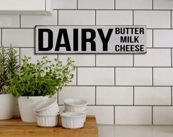 Vintage dairy sign | Etsy