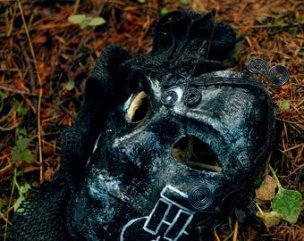 Unique satanic mask related items | Etsy