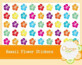 Hawaiian stickers | Etsy