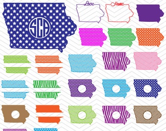 Iowa svg | Etsy