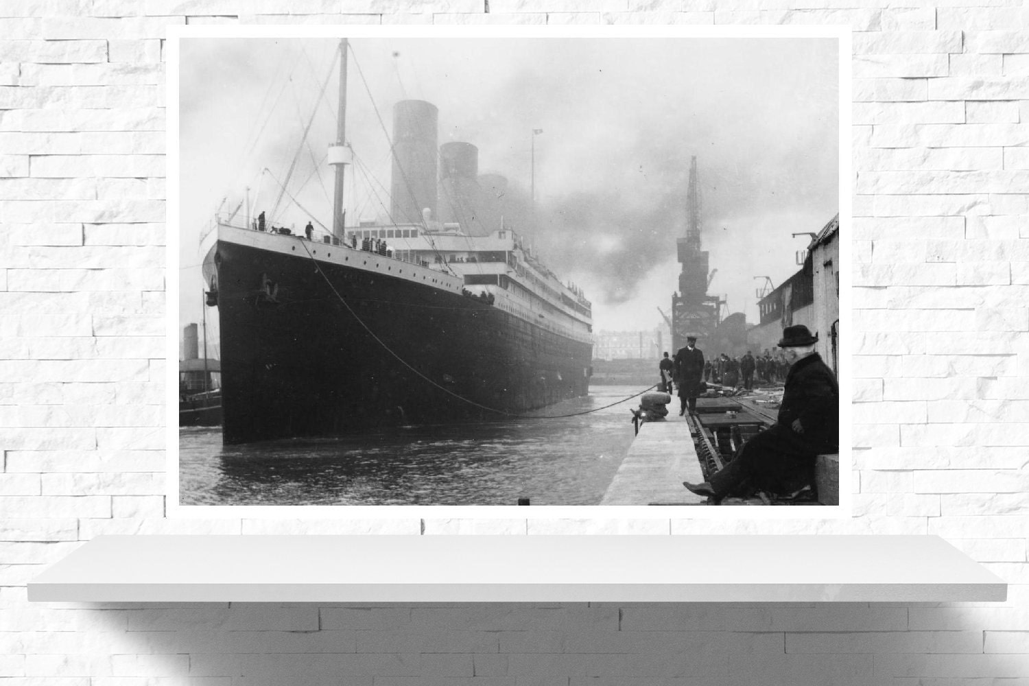 Vintage Titanic Poster Print by AndysPrintsUK on Etsy