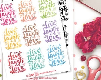 Live laugh love | Etsy