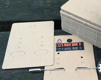 Brooch display card | Etsy