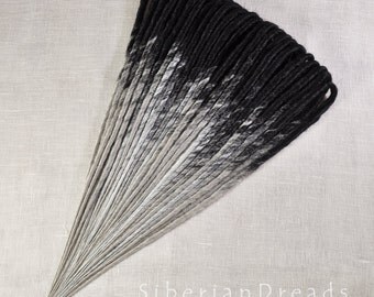 Grey hair extension | Etsy