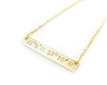 Unique coordinate jewelry related items | Etsy