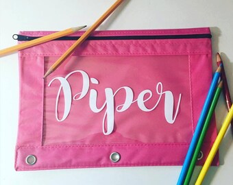 Personalized Pencil Pouch