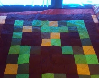 minecraft quilt – Etsy