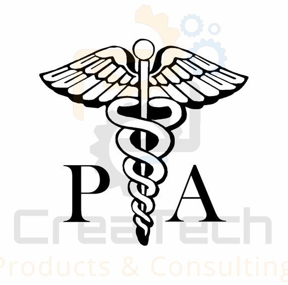 Physician Assistant Caduceus Vinyl Decal PA PA-C