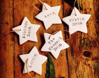 Star gift tags | Etsy