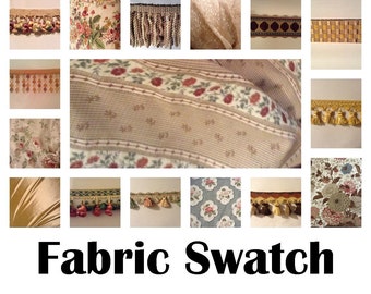 Silk fabric swatches | Etsy