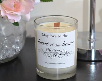 Wood wick candle | Etsy