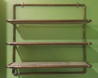 Copper pipe shelf | Etsy