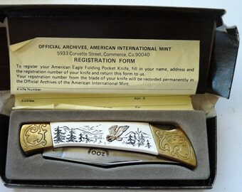 Commemorative knife | Etsy