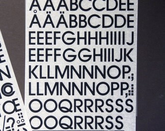 Rub on letters | Etsy