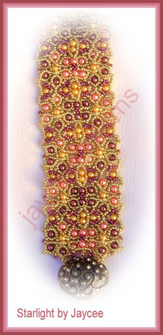 Beading Tutorial Starlight Bracelet Netting stitch