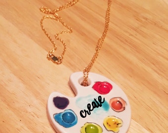 Palette necklace | Etsy