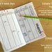 Printable WEEKLY Pocket Planner PDF file 3 month editible