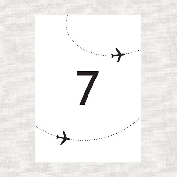 plane travel table numbers printable file come fly with me