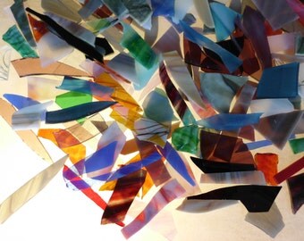 Unique stained glass scrap related items | Etsy