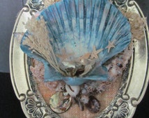 Unique shell arrangements related items | Etsy