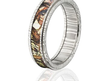 10mm Fish Hook Infinity Duck Band Black by RenaissanceJewelry