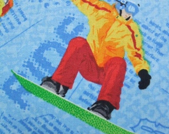 Snowboarding fabric | Etsy